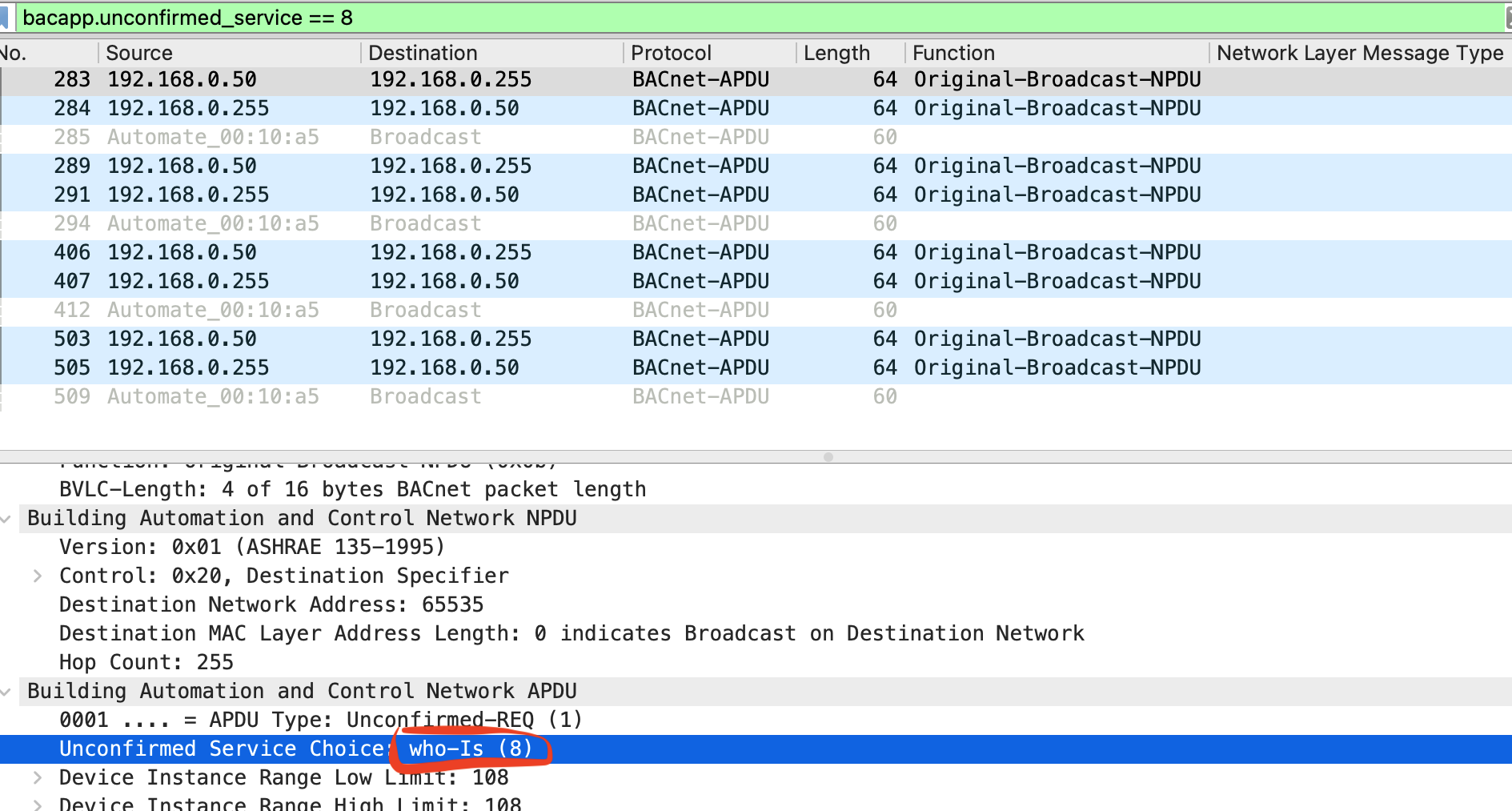 Wireshark: BACnet security analysis – ZeronTek Company